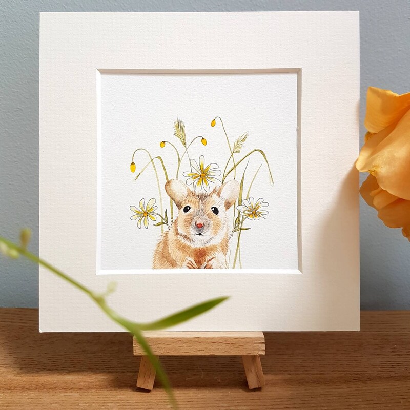 Mouse Watercolor - Etsy
