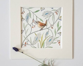 Wren Print | Etsy