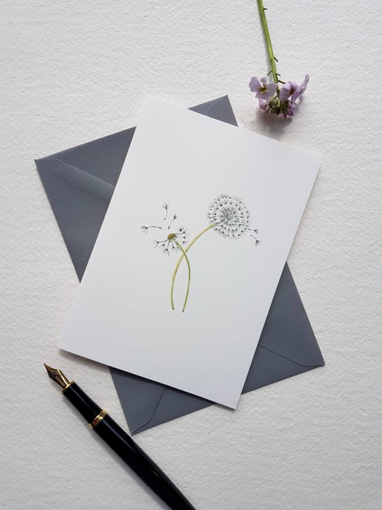 Blank Notelets With Envelopes Pretty Floral Note Cards for - Etsy UK