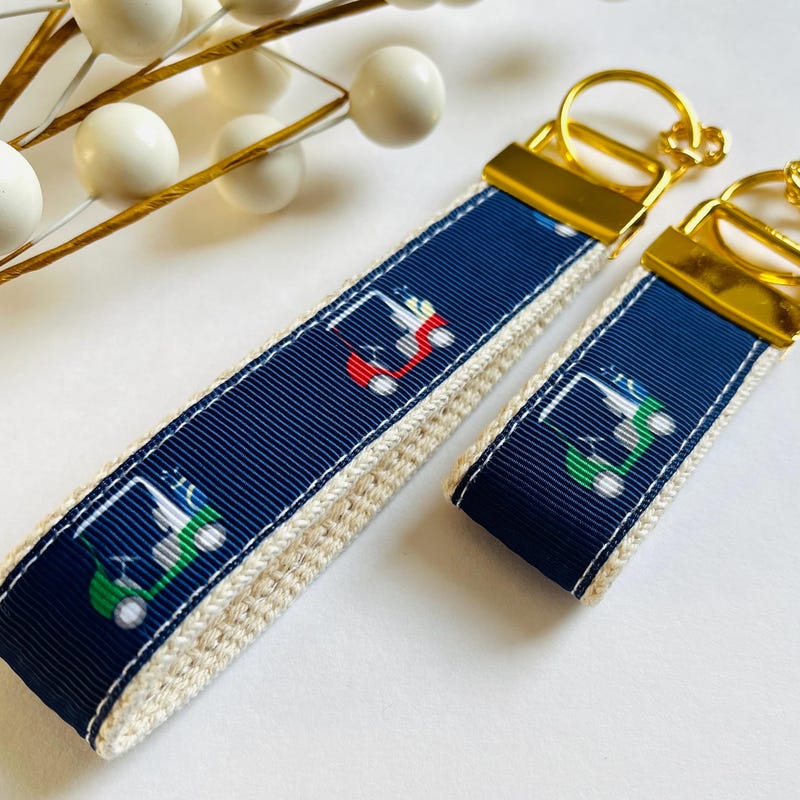 Preppy Keychain - Etsy