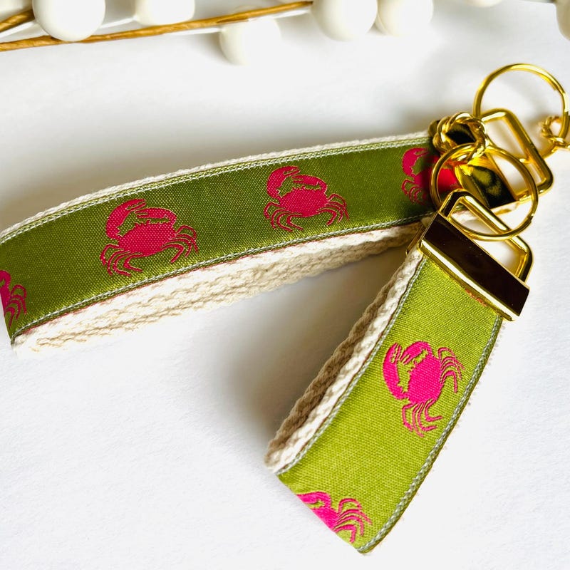 Preppy Keychain - Etsy