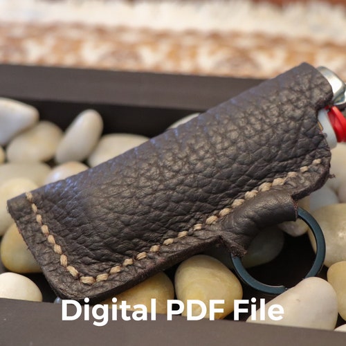 Leather Lighter Case With Key Ring Digital PDF Pattern - Etsy
