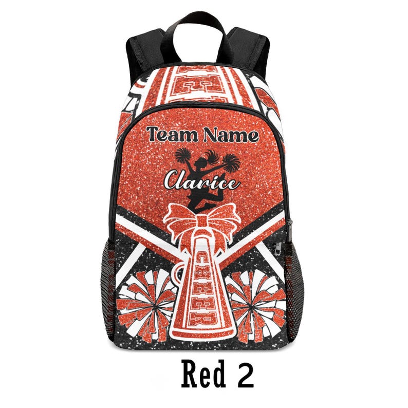 Personalized Cheer Backpack: Waterproof Cheerleading Bookbag, Custom ...
