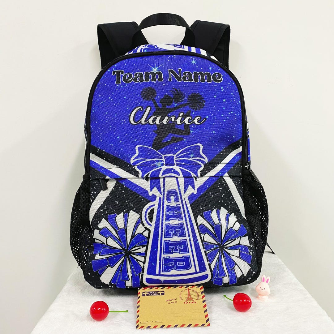 Personalized Cheer Backpack: Waterproof Cheerleading Bookbag, Custom ...