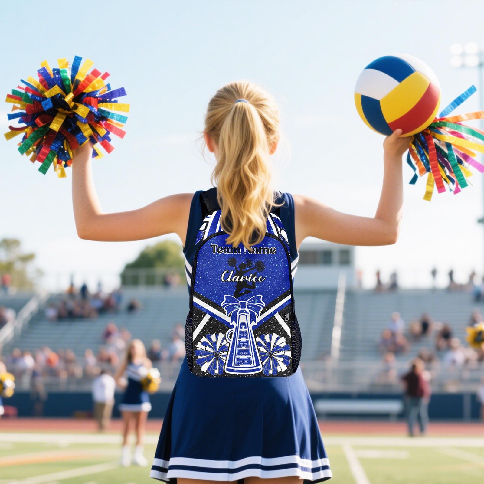 Personalized Cheer Backpack: Waterproof Cheerleading Bookbag, Custom ...