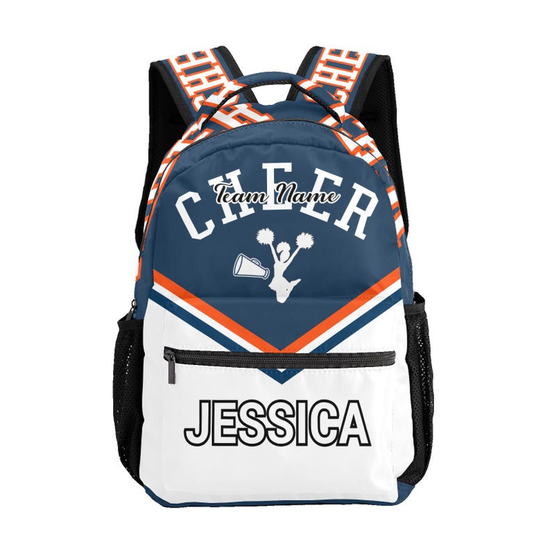 Personalized Cheerleader Backpack: Custom Name Cheer Team School Bag - Etsy