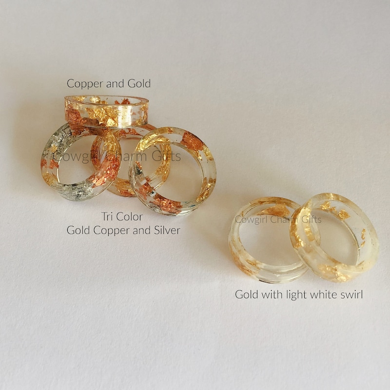 Resin Rings - Etsy