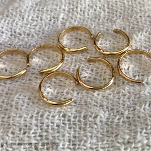 14k Gold Ear Cuff, Solid Gold Ear Cuff, Non Pierced Earring, Ear Cuff ...