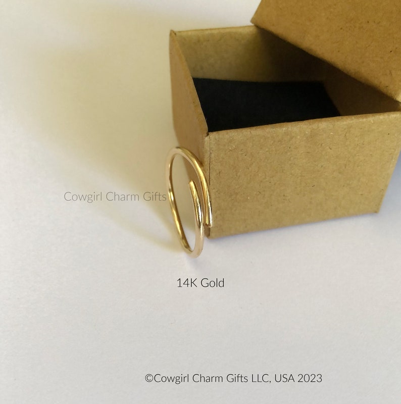 Solid Gold Adjustable Ring, 14k Gold Thumb Rings for Women, Solid Gold ...