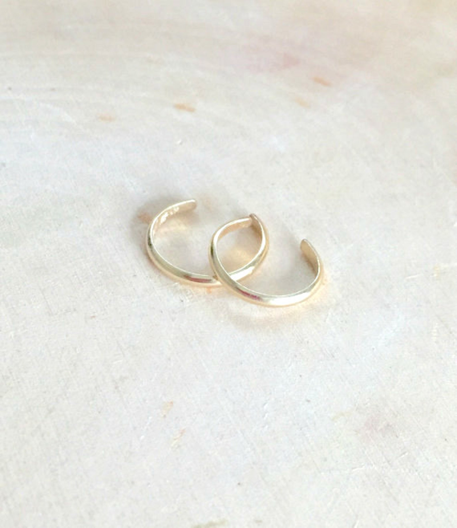 14k Gold Ear Cuff Solid Gold Ear Cuff Non Pierced Earring - Etsy