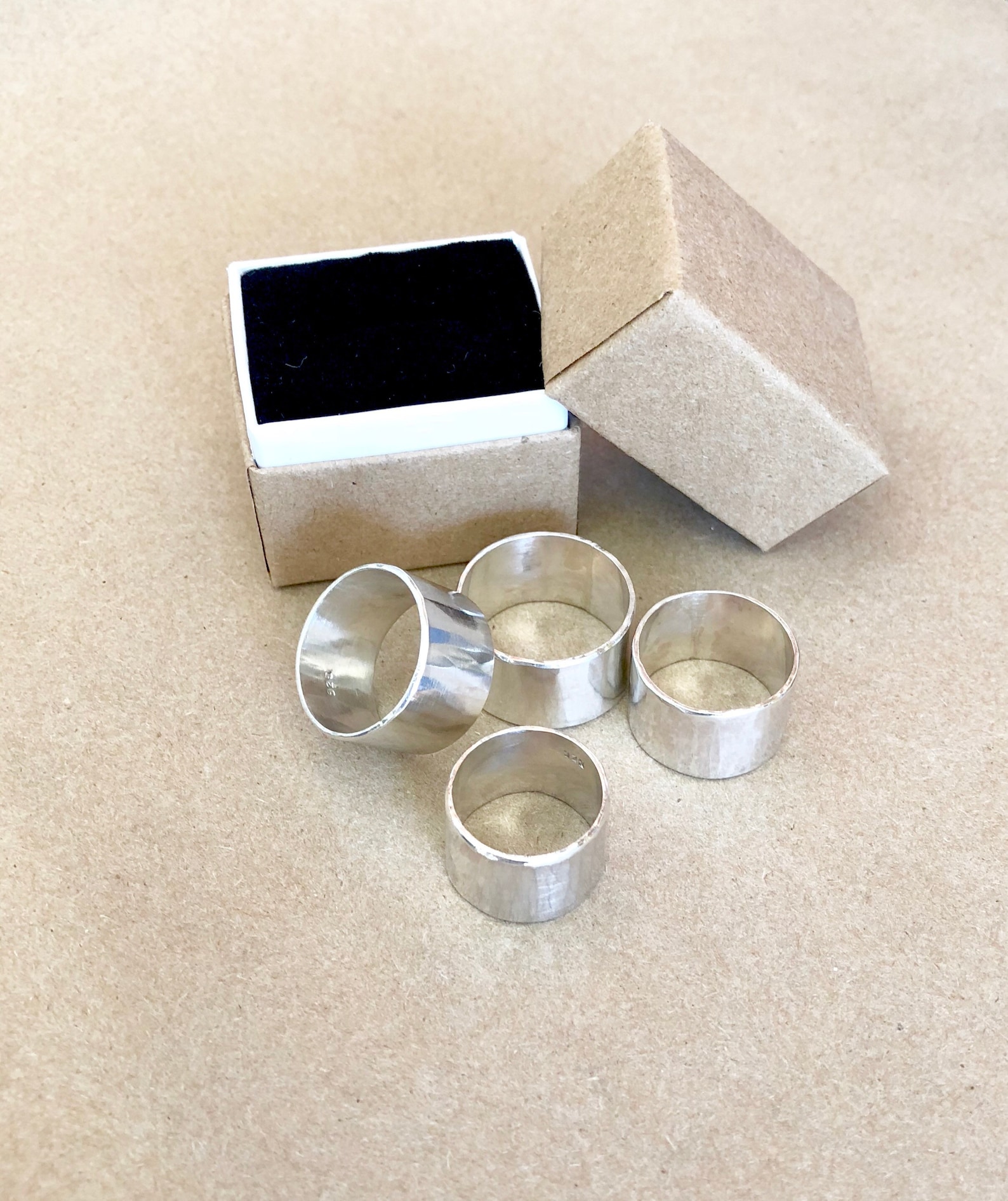Wide Silver Ring Rings for Women Chunky Silver Ring Wide - Etsy