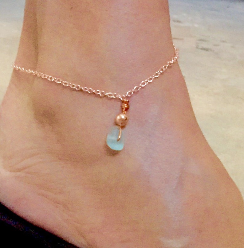 Anklet Copper Ankle Bracelet Copper Anklet - Etsy