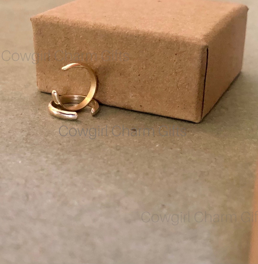 Solid Gold Ear Cuff, 14k Gold Ear Cuff, Non Pierced Earring, Gold Cuffs ...