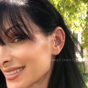 14k Gold Ear Cuff, Solid Gold Ear Cuff, Non Pierced Earring, Ear Cuff, Gold Cuffs, Ear Cartilage ...