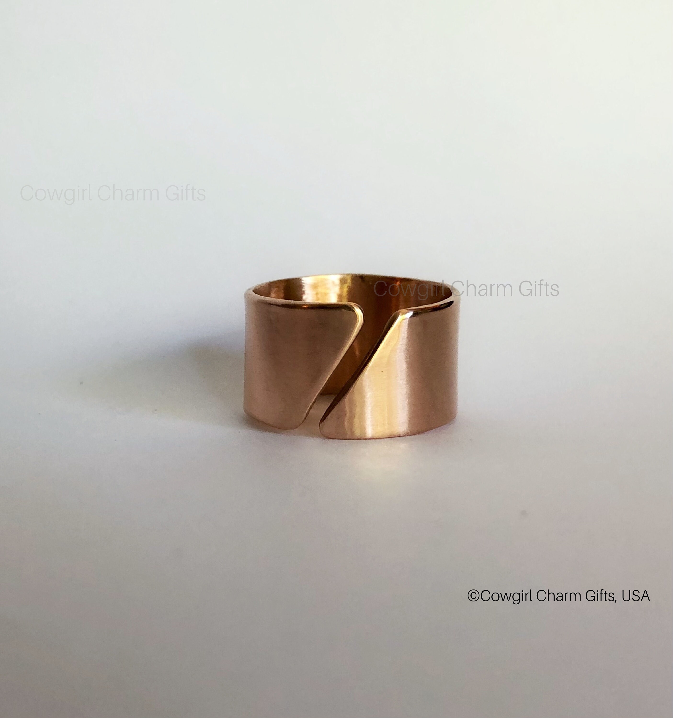 Wide Copper Ring, Copper Adjustable Ring,copper Ring, Rings, Arthritis ...