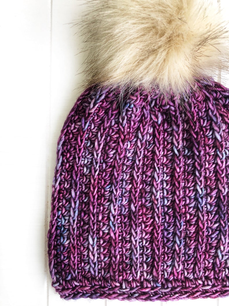 PATTERN Crochet the Fresh Tracks Beanie Fitted Toque - Etsy