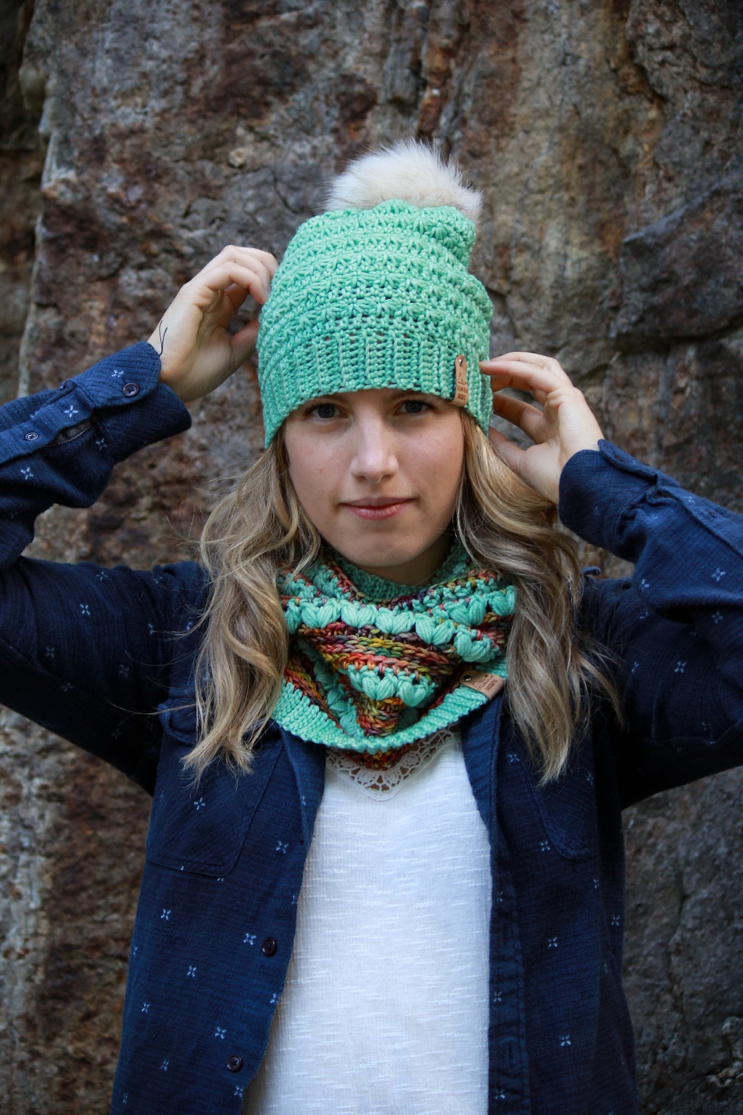 CHOOSE YOUR COLOUR Snowdrops Beanie Adult Classic Winter Hat Slightly ...