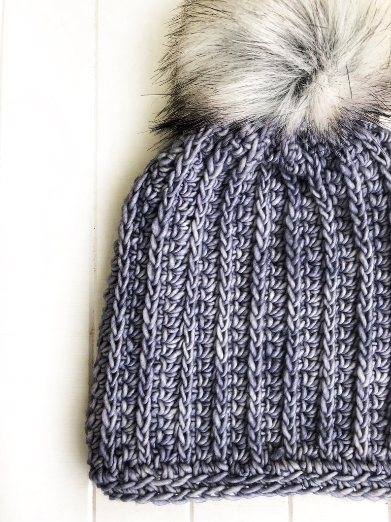 PATTERN Crochet the Fresh Tracks Beanie Fitted Toque - Etsy