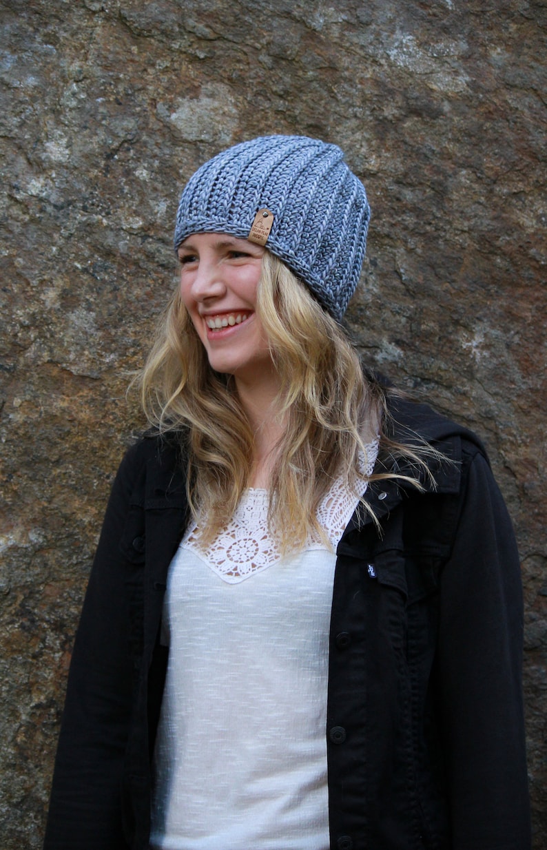 PATTERN Crochet the Fresh Tracks Beanie Fitted Toque - Etsy