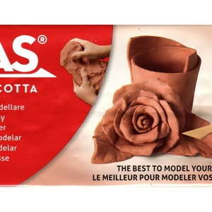 DAS Modelling Clay 500g Air Dry Clay in TERRACOTTA for Model Making ...