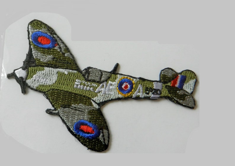 SPITFIRE Iron on Applique Motif Patch Brand New | Etsy