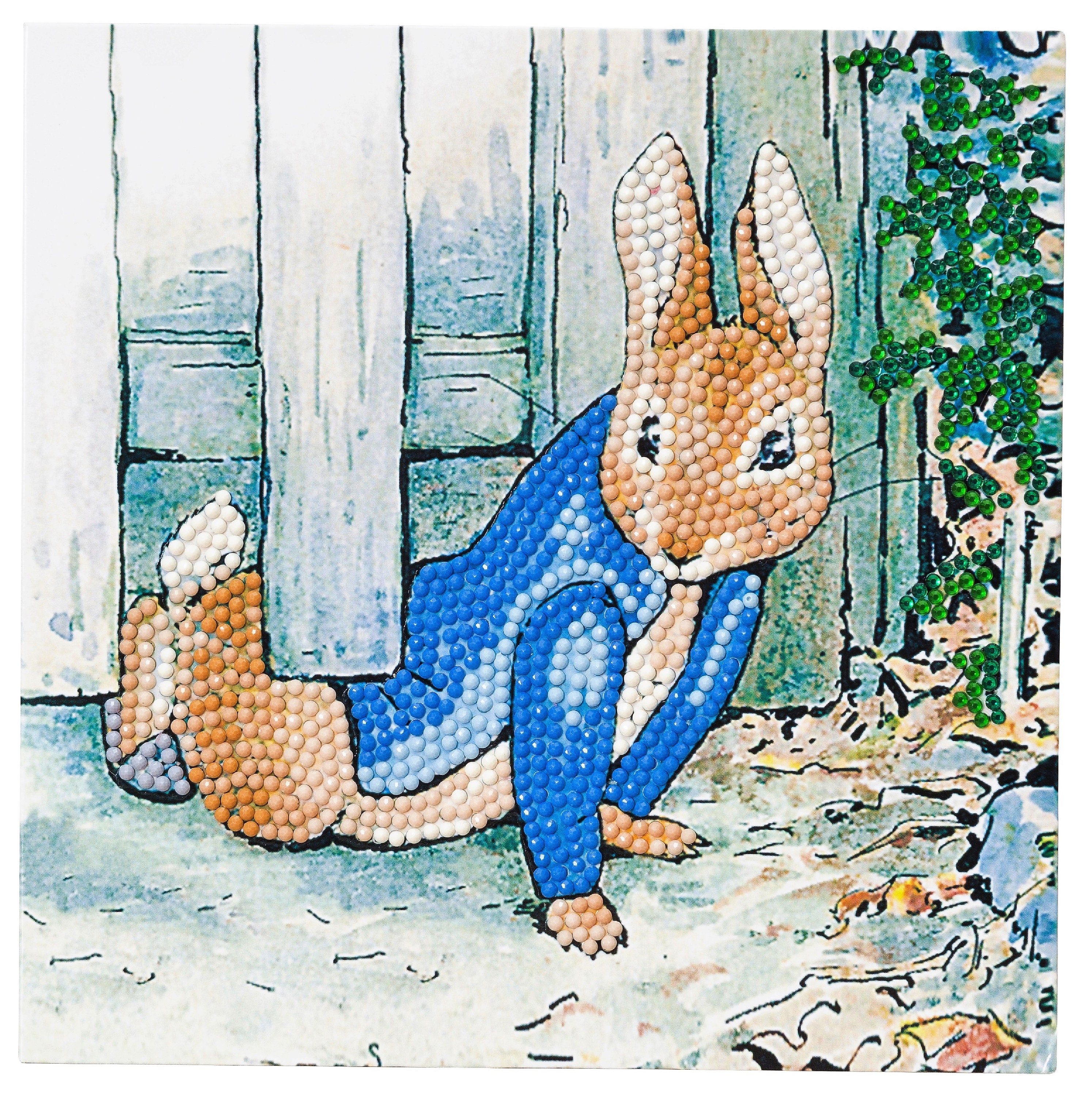 Peter Rabbit Diamond Painting Card Kit, Craft Buddy (18x18cm) - Etsy