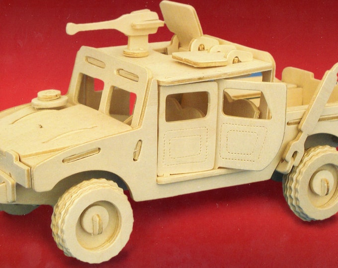 Jeep Wooden MODEL CAR KIT, Wood Craft Kit 3D Puzzle Brand New - Etsy