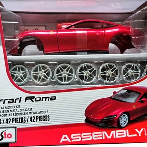 Maisto MODEL CAR KIT Ferrari Roma Die-cast Metal, Scale 1:24, Brand New ...