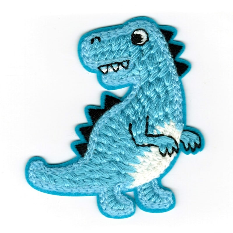 Crochet Dinosaur Applique - Etsy