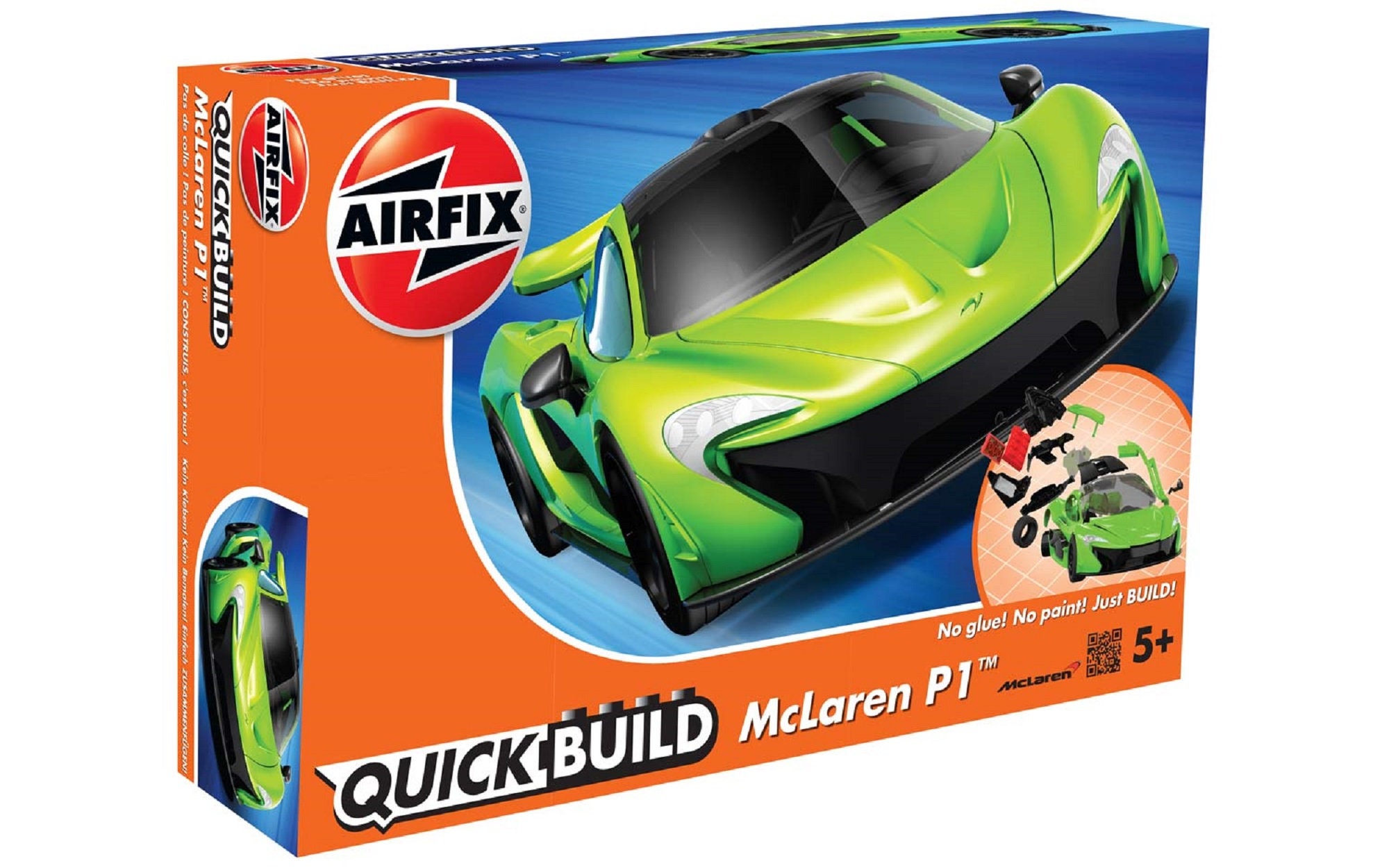 Model Car Kit Mclaren P1 AIRFIX QUICK BUILD Lego-like Kids Age 6 ...