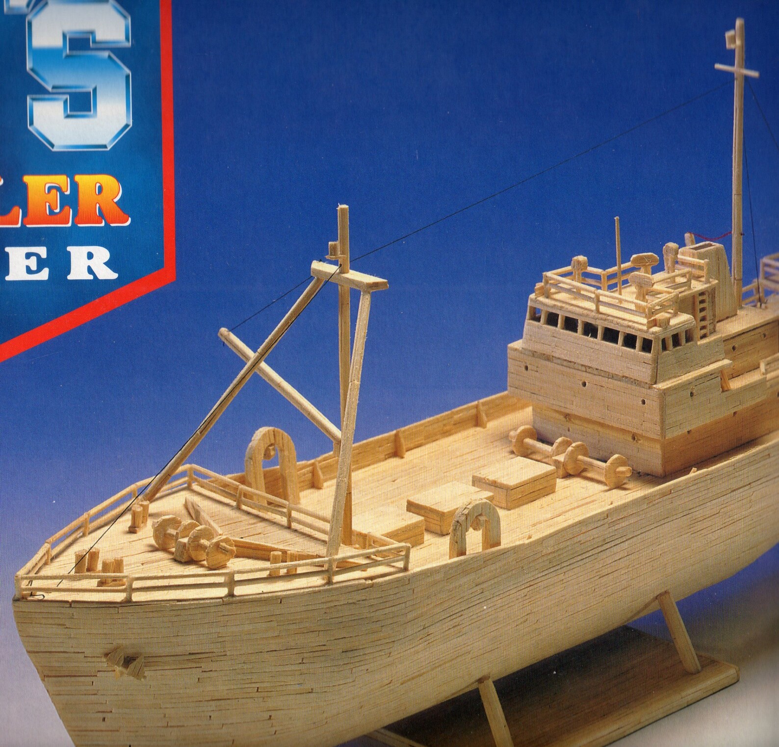 SIDE TRAWLER Matchstick Model Ship Kit Brand New - Etsy UK