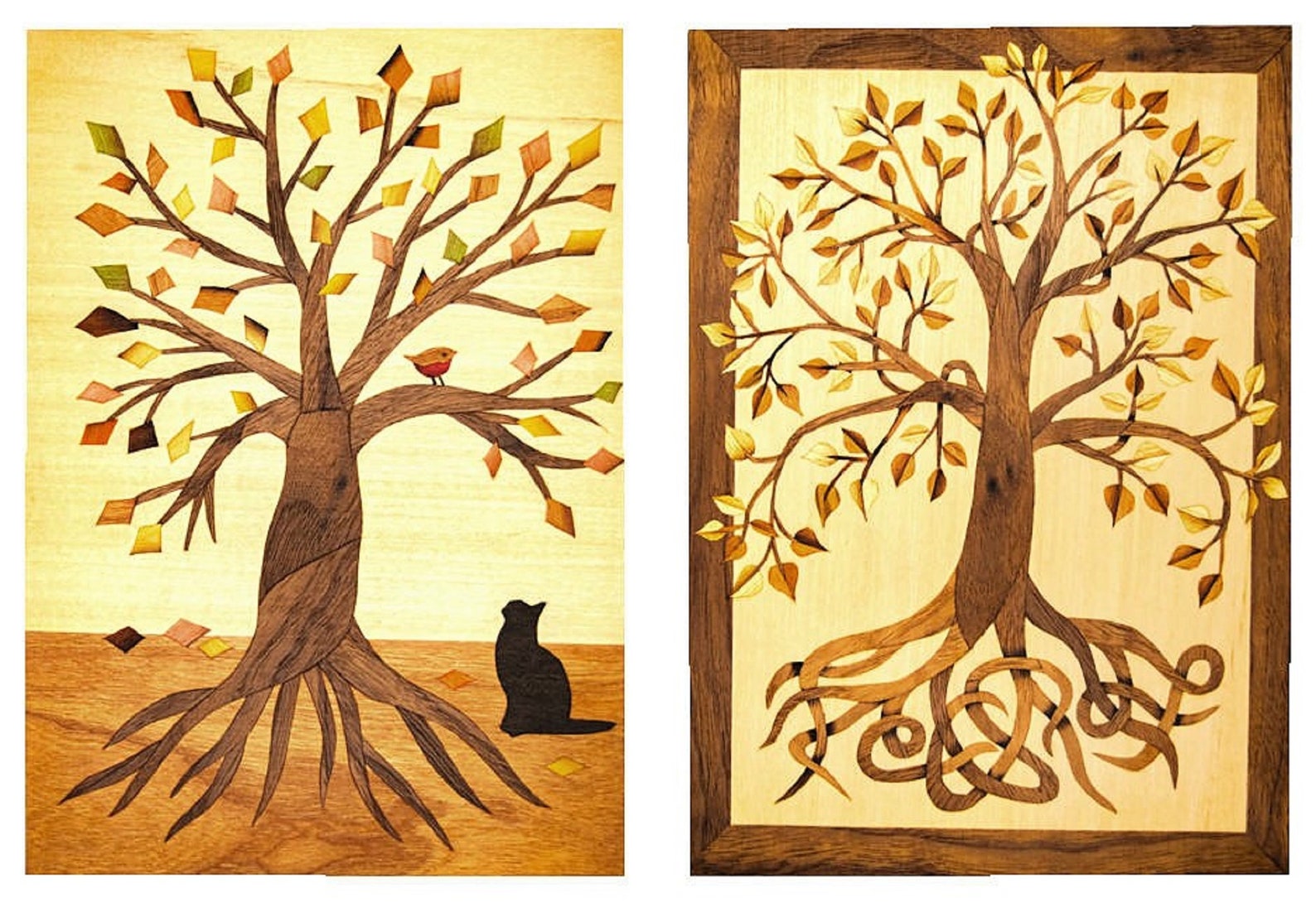 Tree of Life MARQUETRY KIT Nature Picture CRAFT Kit - Etsy