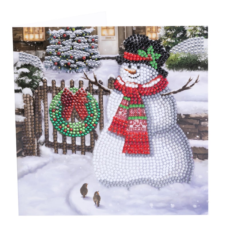 Diamond Painting Snowman - Etsy