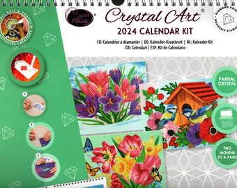Perpetual Calendar DIAMOND PAINTING KIT Partial Drill Crystal Art Craft ...