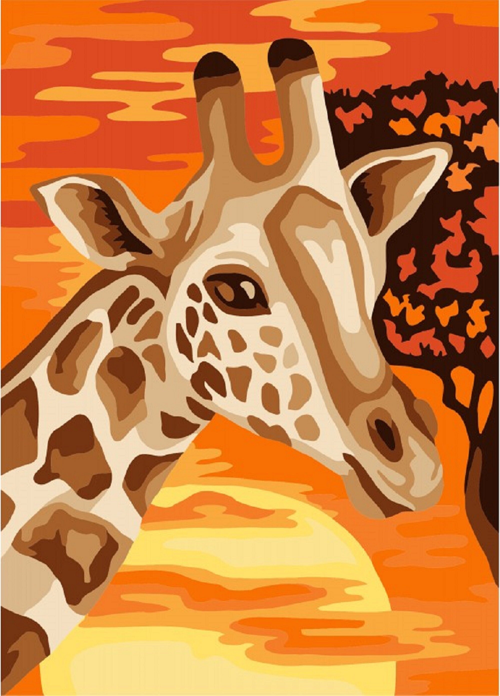 Easy Giraffe Painting