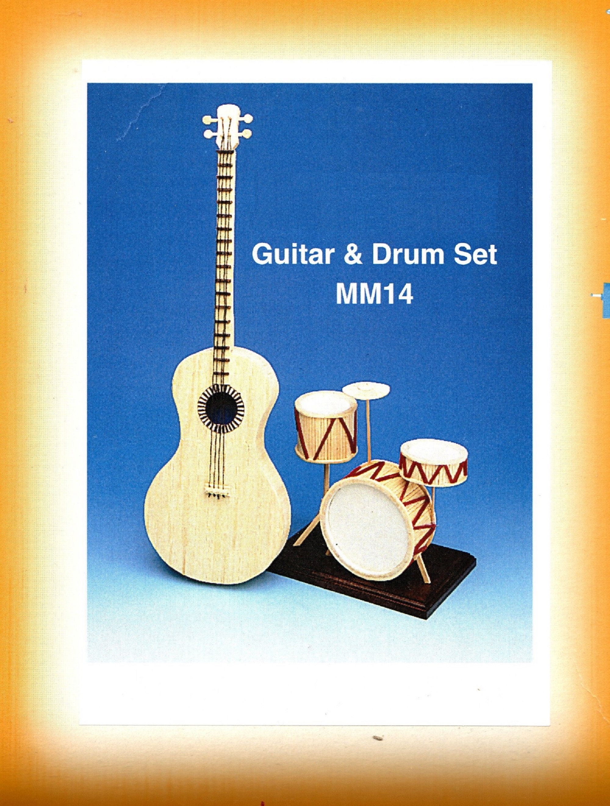 GUITAR and DRUM SET Matchstick Model Kit Craft Kit Brand New - Etsy UK