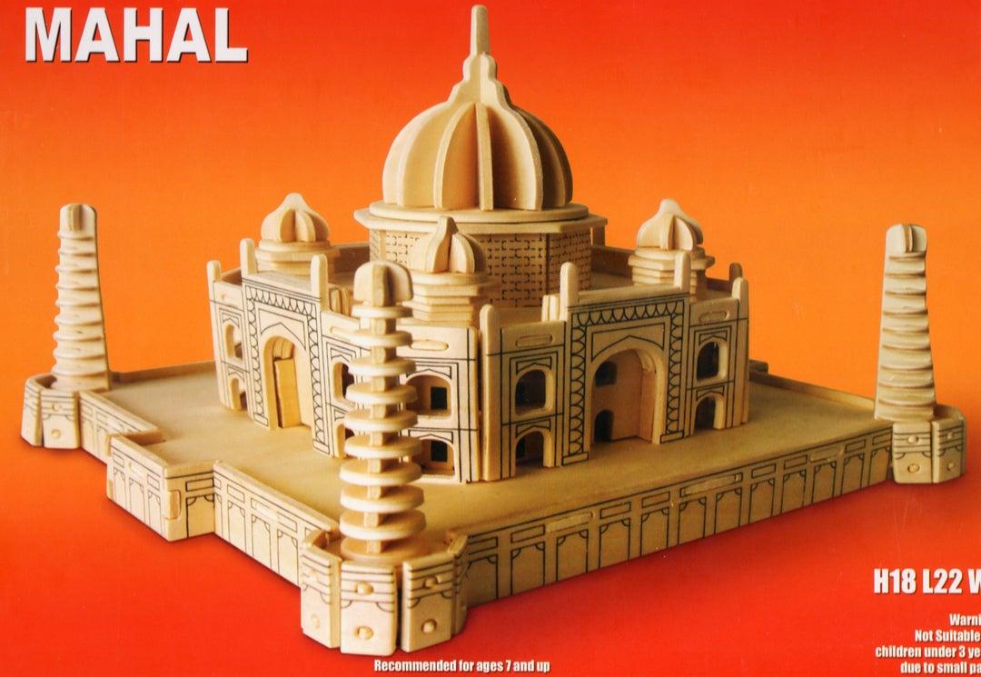 Taj Mahal WOODEN MODEL KIT Wood Craft Kit Model Building - Etsy