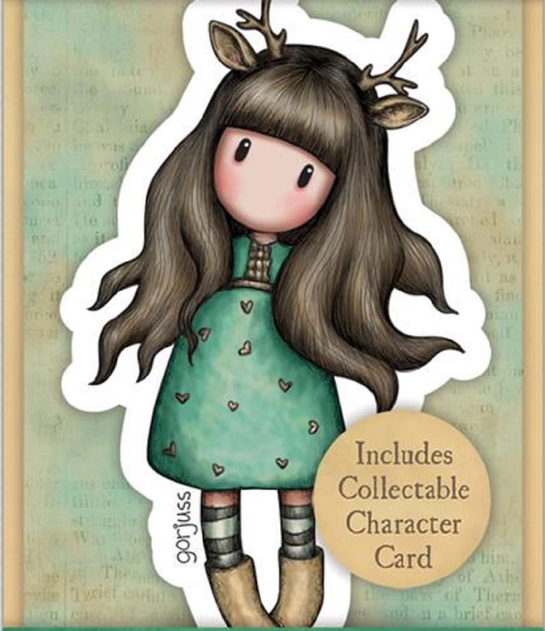 SANTORO Gorjuss Rubber Stamp No 82 Doe-eyed No 56 Dear Alice - Etsy