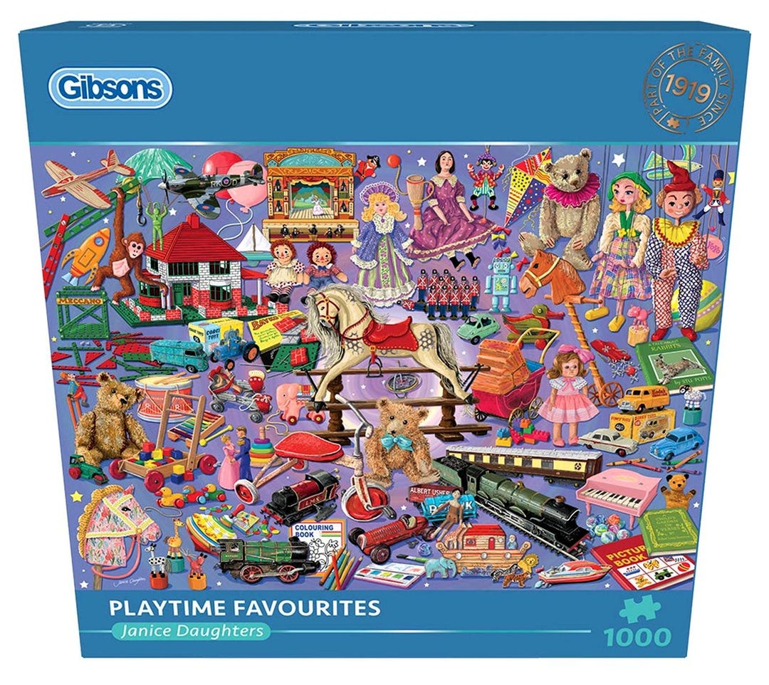 1000 Piece Jigsaw Puzzle Playtime Favourites Toy Collage Brand New