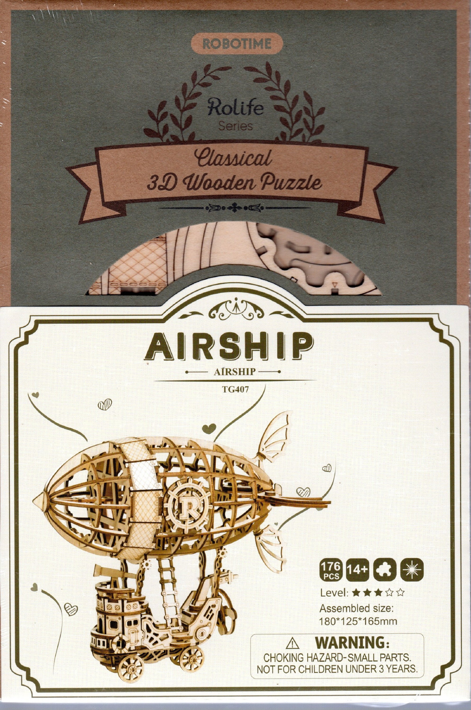 Airship Laser-cut Wood MODEL KIT Brand New | Etsy