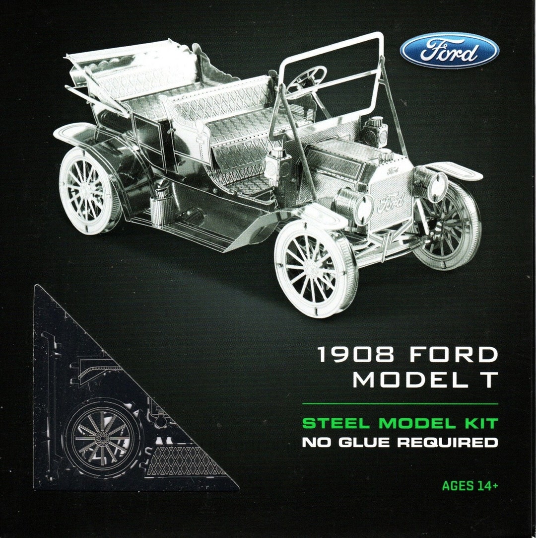 1908 Ford Model T Metal Earth MODEL CAR KIT, Brand New - Etsy