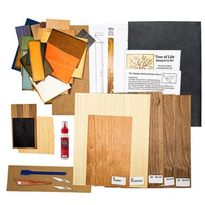 Tree of Life MARQUETRY KIT Nature Picture CRAFT Kit - Etsy