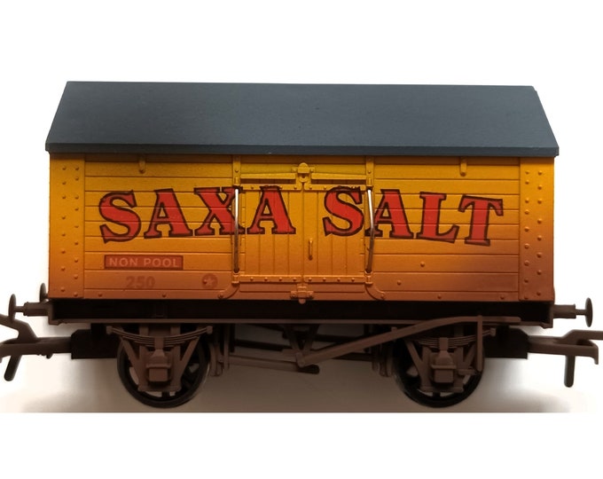 Salt Van Model Wagon OO Gauge Weathered Railcar Train Truck Dapol 1:76 ...