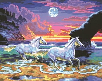 Paint by Numbers Sunset - Etsy