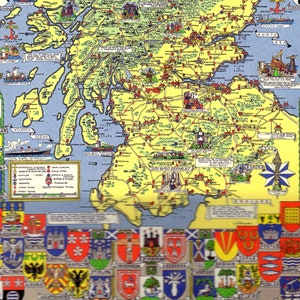 Pictorial History Map of Scotland 1000 Pcs JIGSAW PUZZLE, Brand New ...