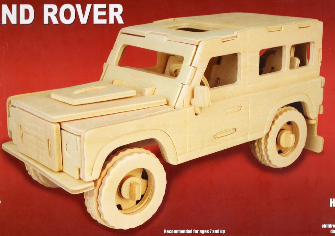 Land Rover Wooden MODEL CAR KIT Brand New Woodcraft - Etsy