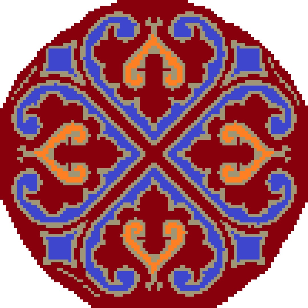 PDF Latch Hook Rug Chart Instant Download Printable Pattern for ...