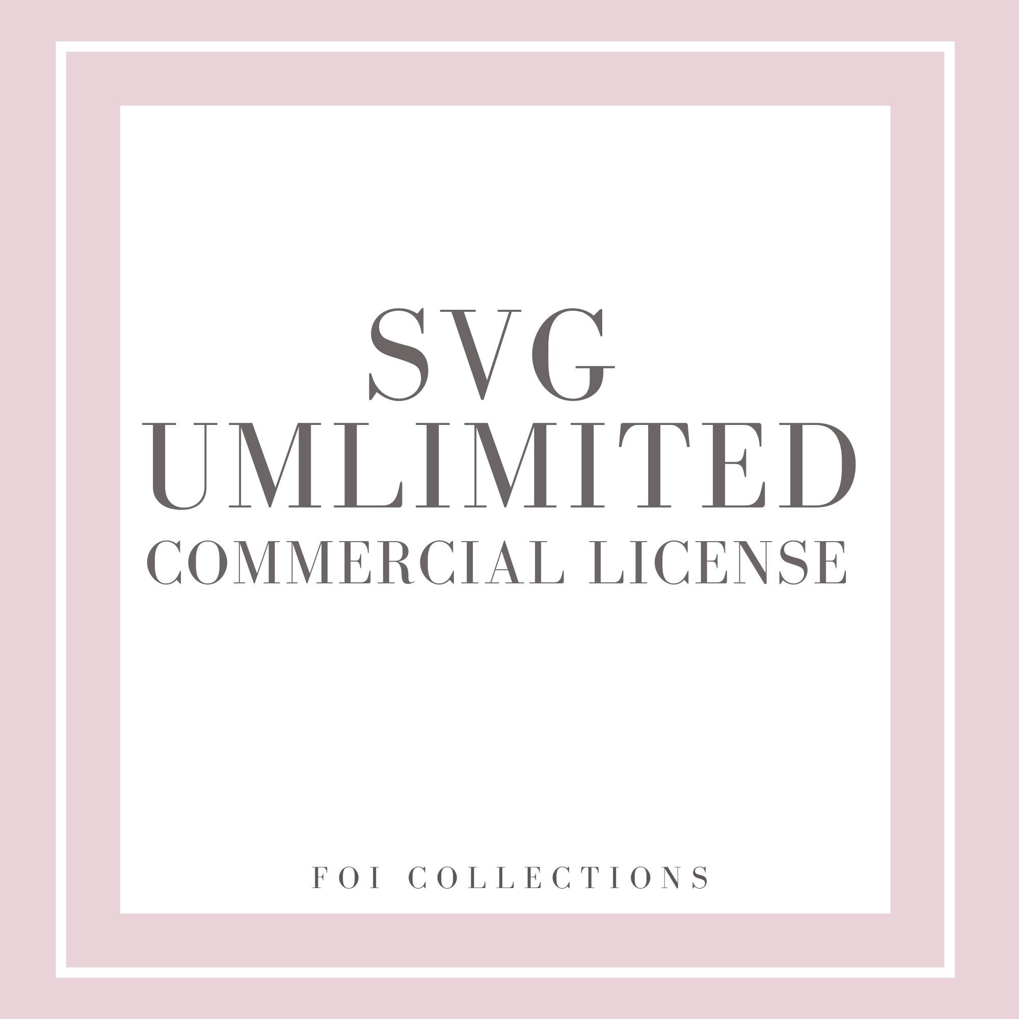 Unlimited Commercial License for SVG Files - Etsy