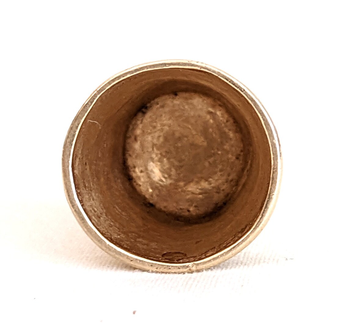 14k Gold Thimble, No Hallmarks - Etsy