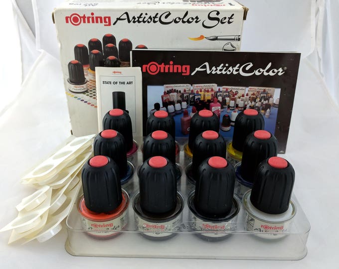 Rotring Artist Color Set, 12 Colors, Art. 597 198, Original Box and ...